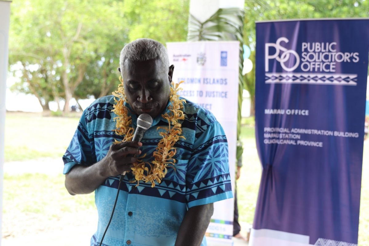 New Public Solicitor’s Office branch opens its doors in Marau - Solomon ...