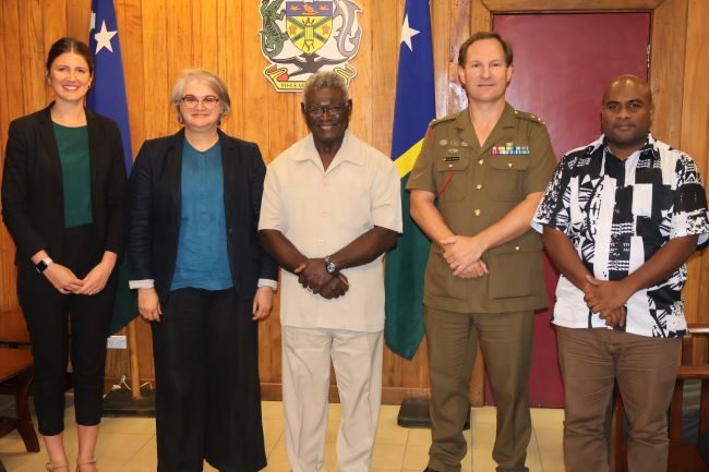 PM Sogavare briefed on AUKUS by Australian Government Officials ...
