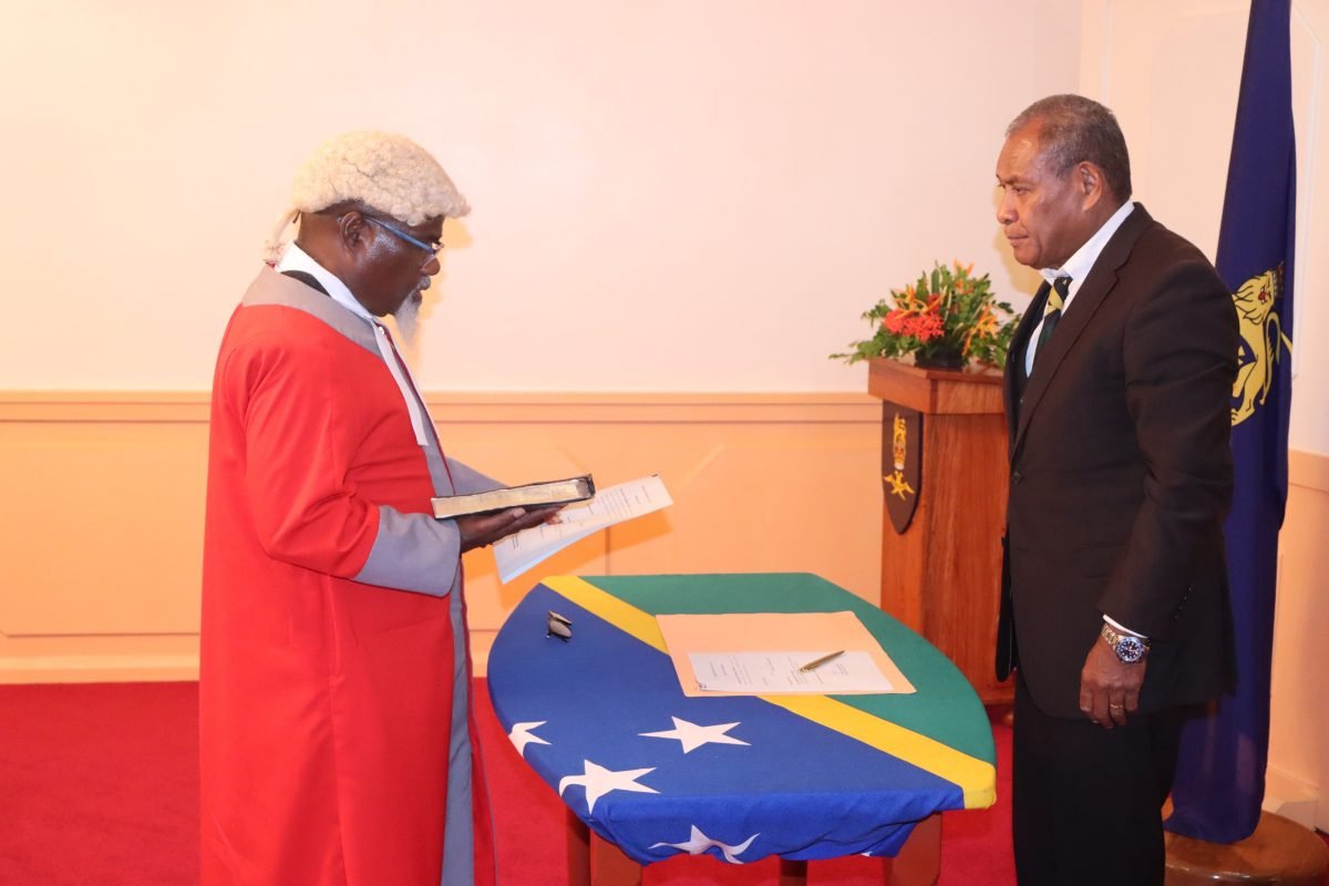 JUSTICE TALASASA SWORN-IN AS HIGH COURT JUDGE - Solomon Islands ...