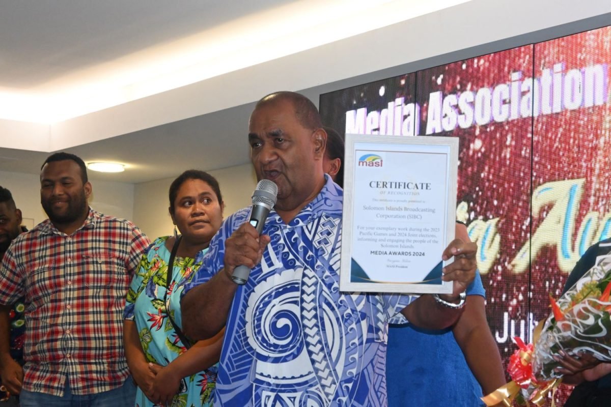 Journalists recognized for their outstanding work - Solomon Islands ...