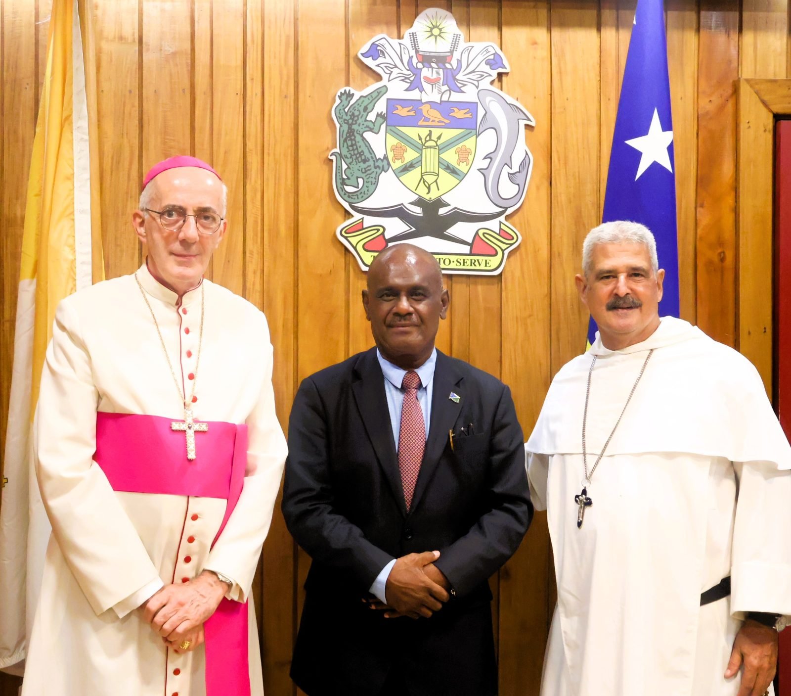 Prime Minister Manele Welcomes Apostolic Nuncio of the Holy See ...