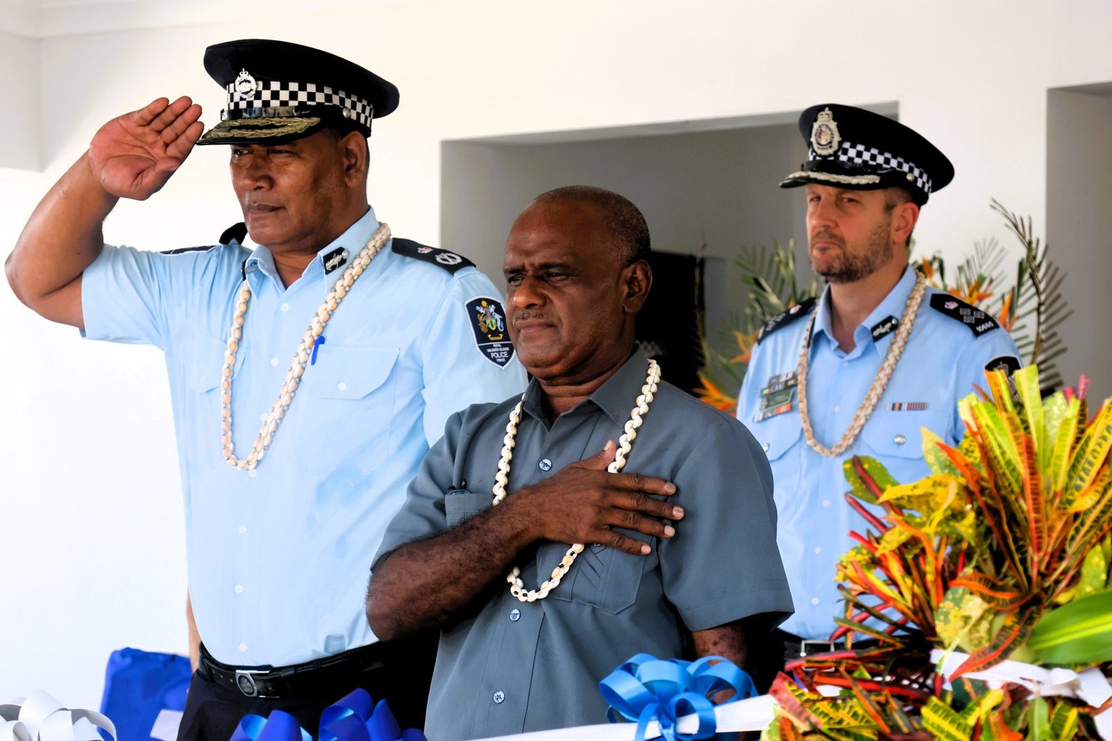 Prime Minister Opens New Noro Police Station - Solomon Islands ...
