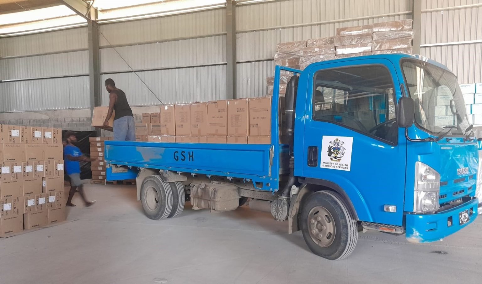 MEDICAL SUPPLY CONTAINERS RELEASED FROM THE WHARF - Solomon Islands ...