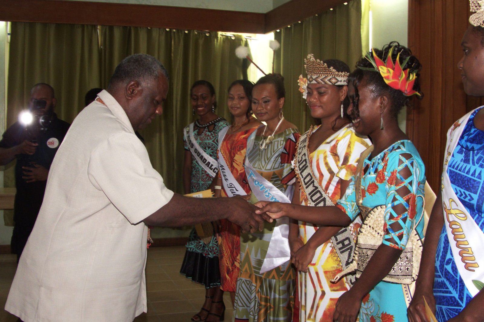 Miss Solomon Islands Pageant 2024 contestants meet with Acting Prime ...