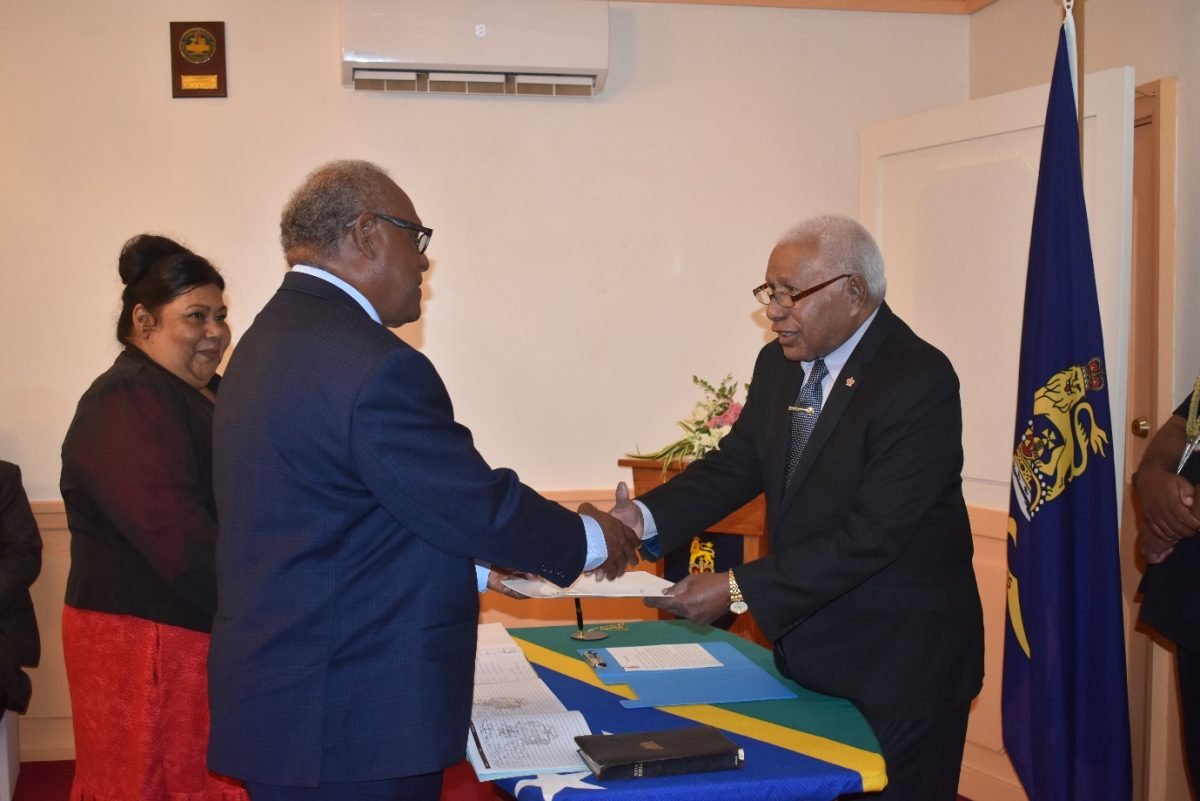 Governor General commissioned His Excellency Anthony Makabo as first ...